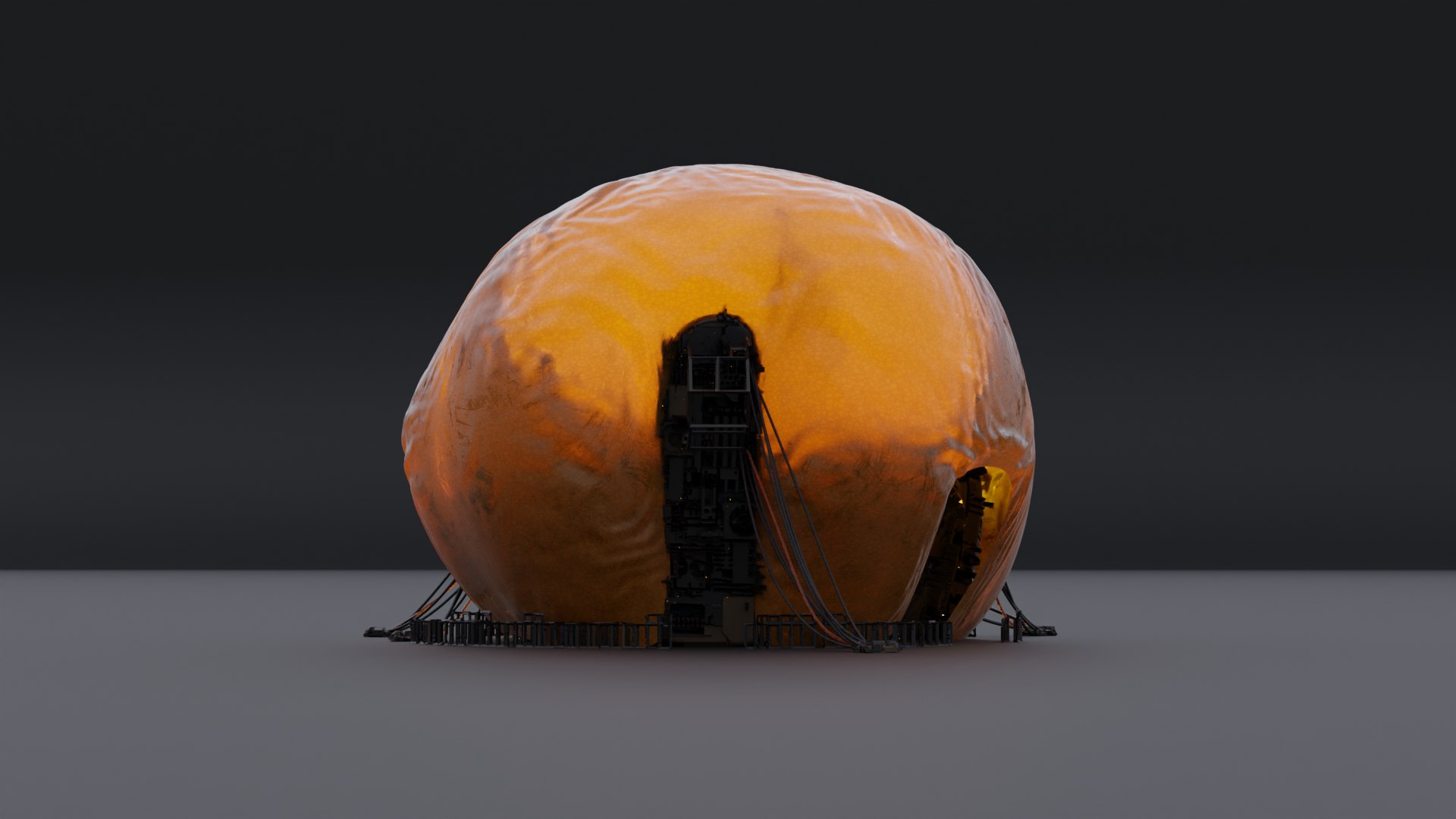 Organic Alien Building Structures Collection 3D Model - TurboSquid 1983550