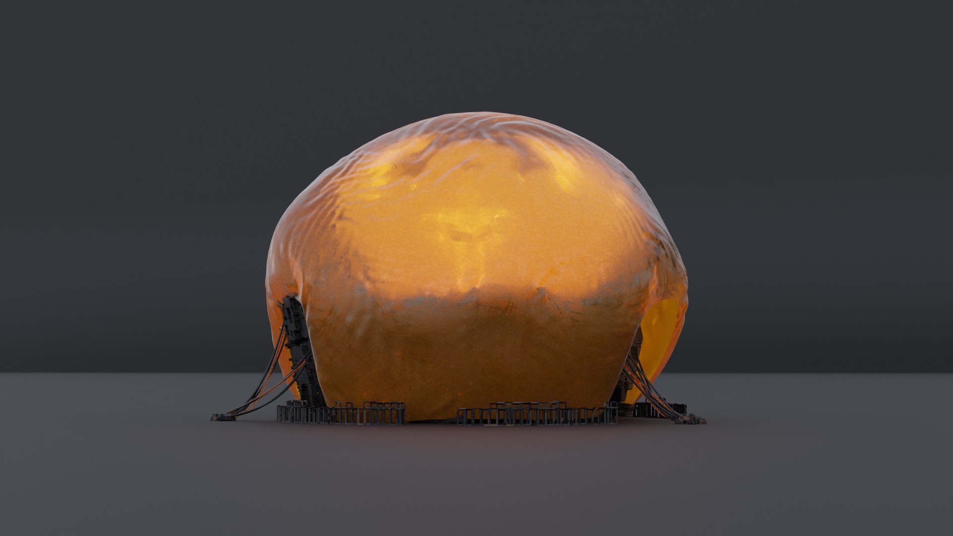 Organic Alien Building Structures Collection 3D Model - TurboSquid 1983550