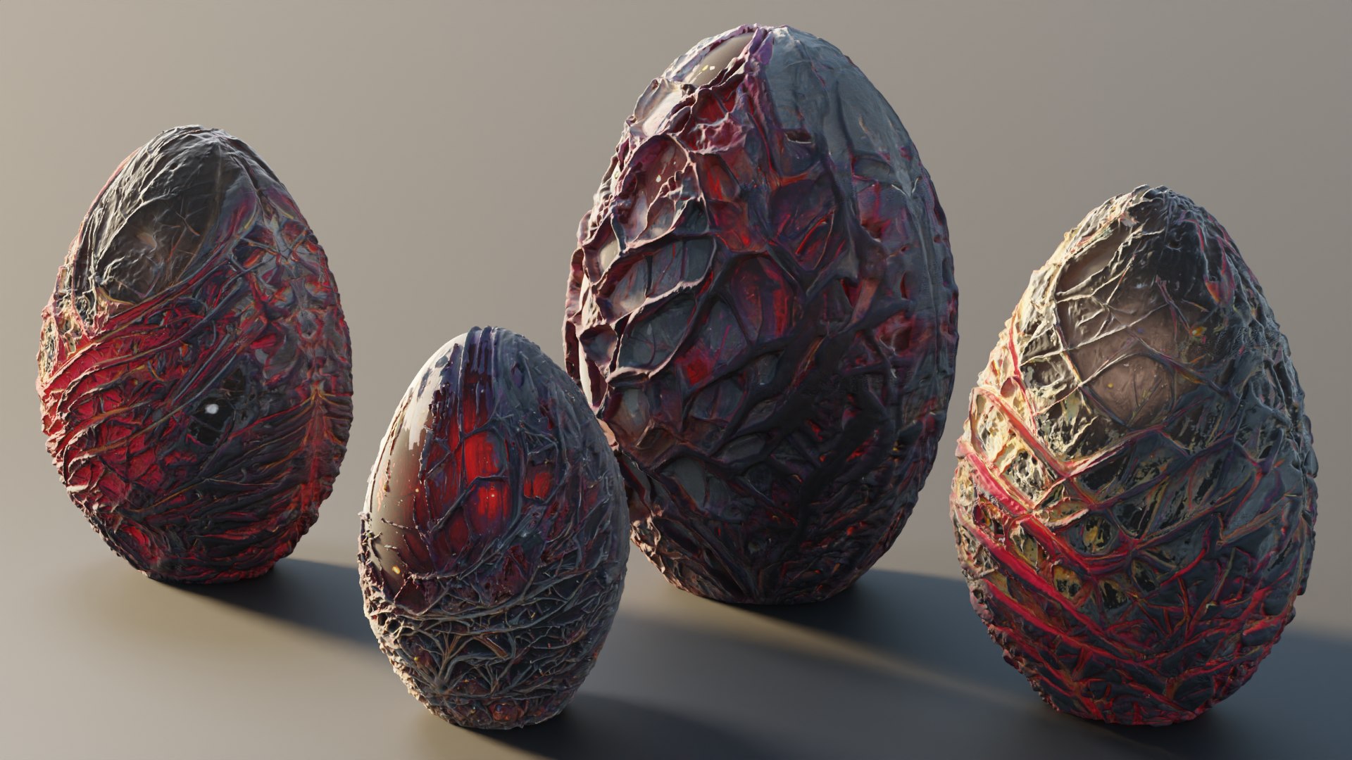 Organic Alien Building Structures Collection 3D Model - TurboSquid 1983550