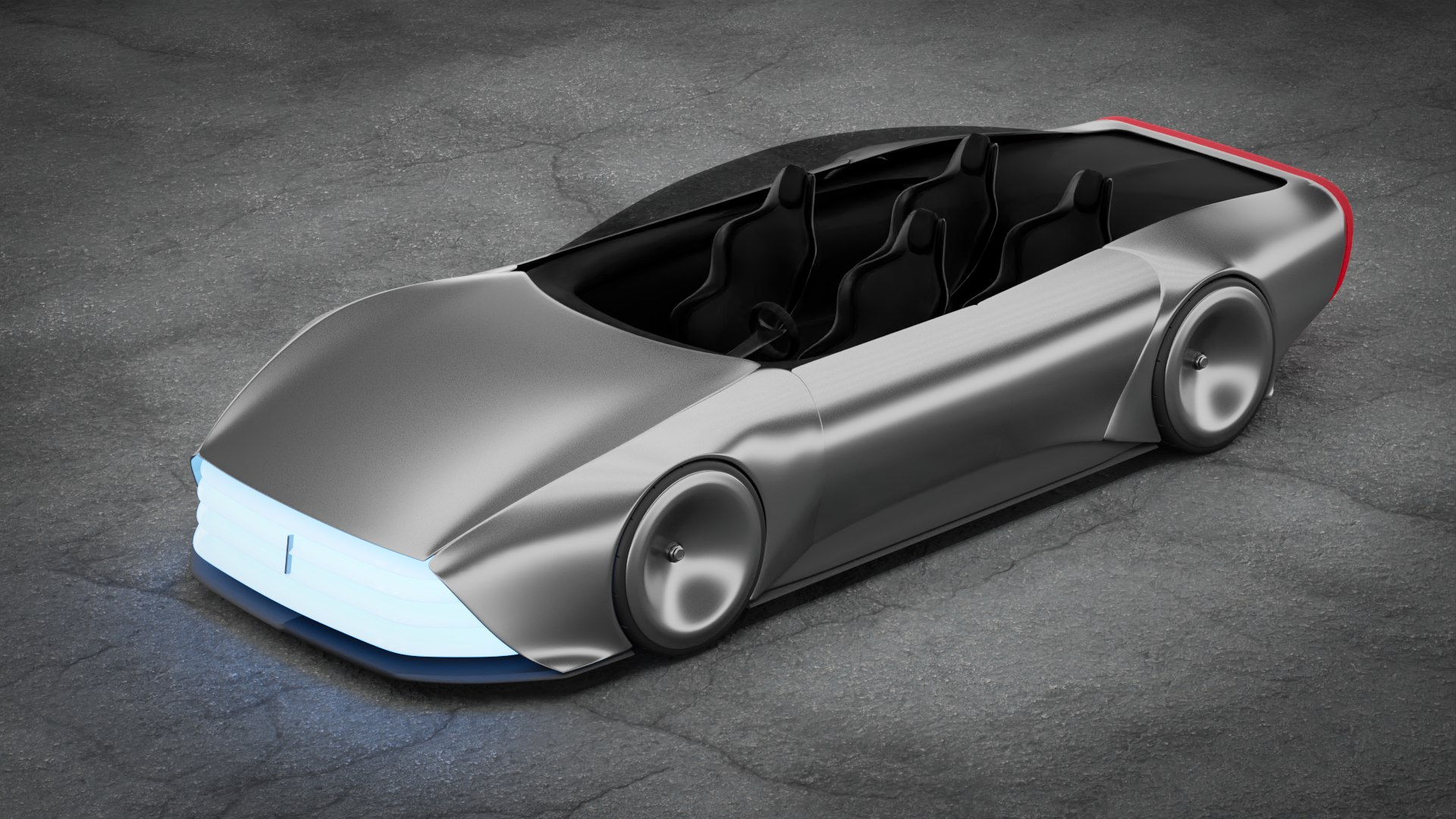 3D Aerodynamic Concept Car generic - TurboSquid 2017139