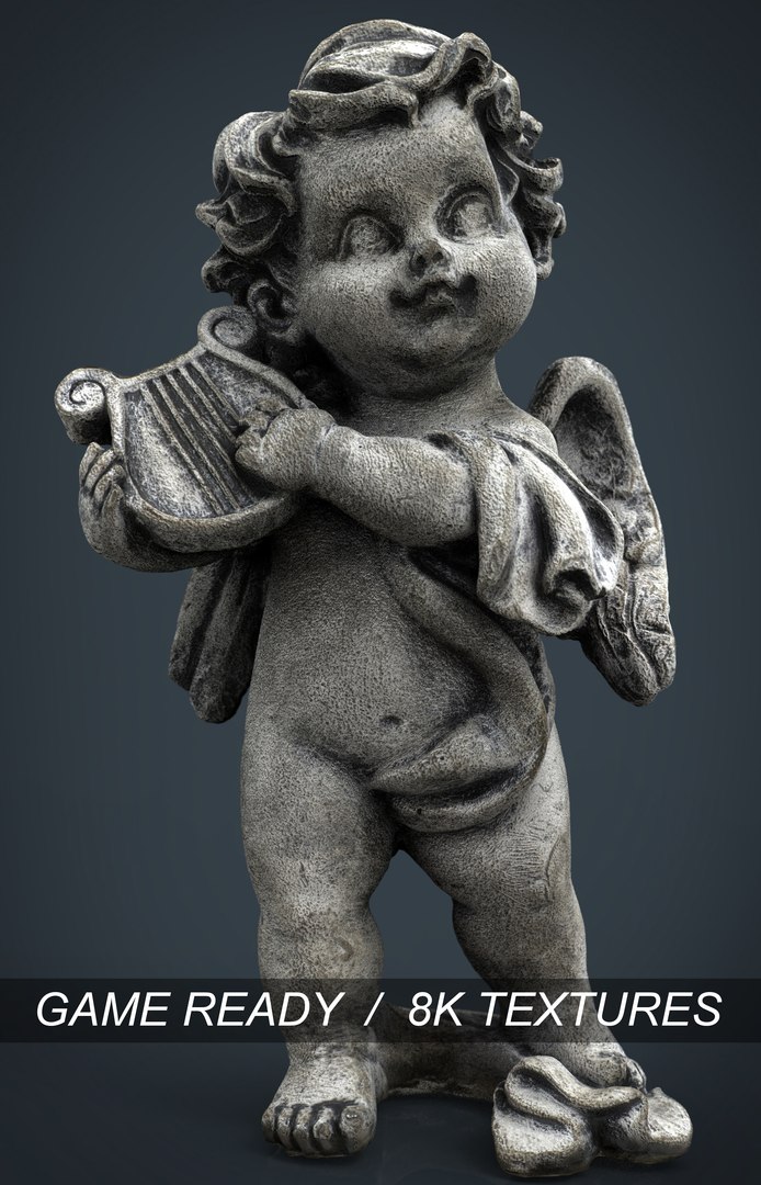 3d Model Of Angel Stone