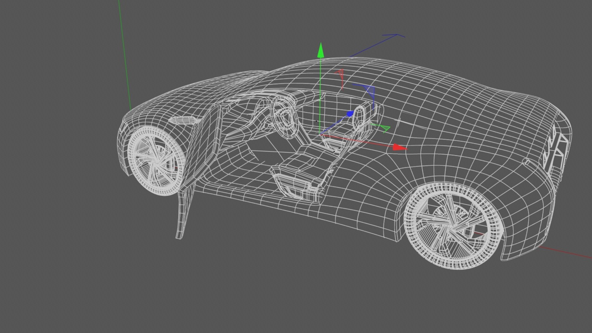 Concept Supercar Model - TurboSquid 1274368