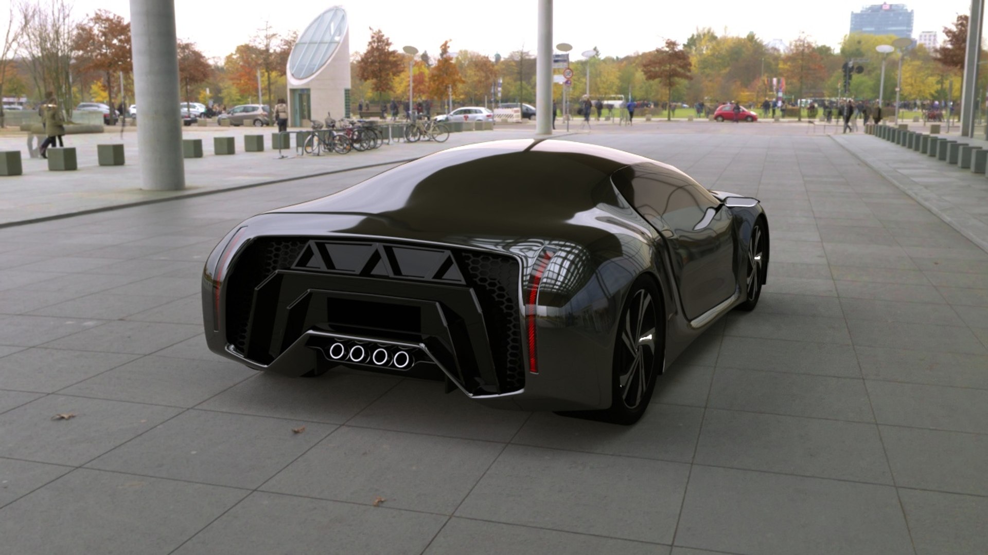 Concept Supercar Model - TurboSquid 1274368