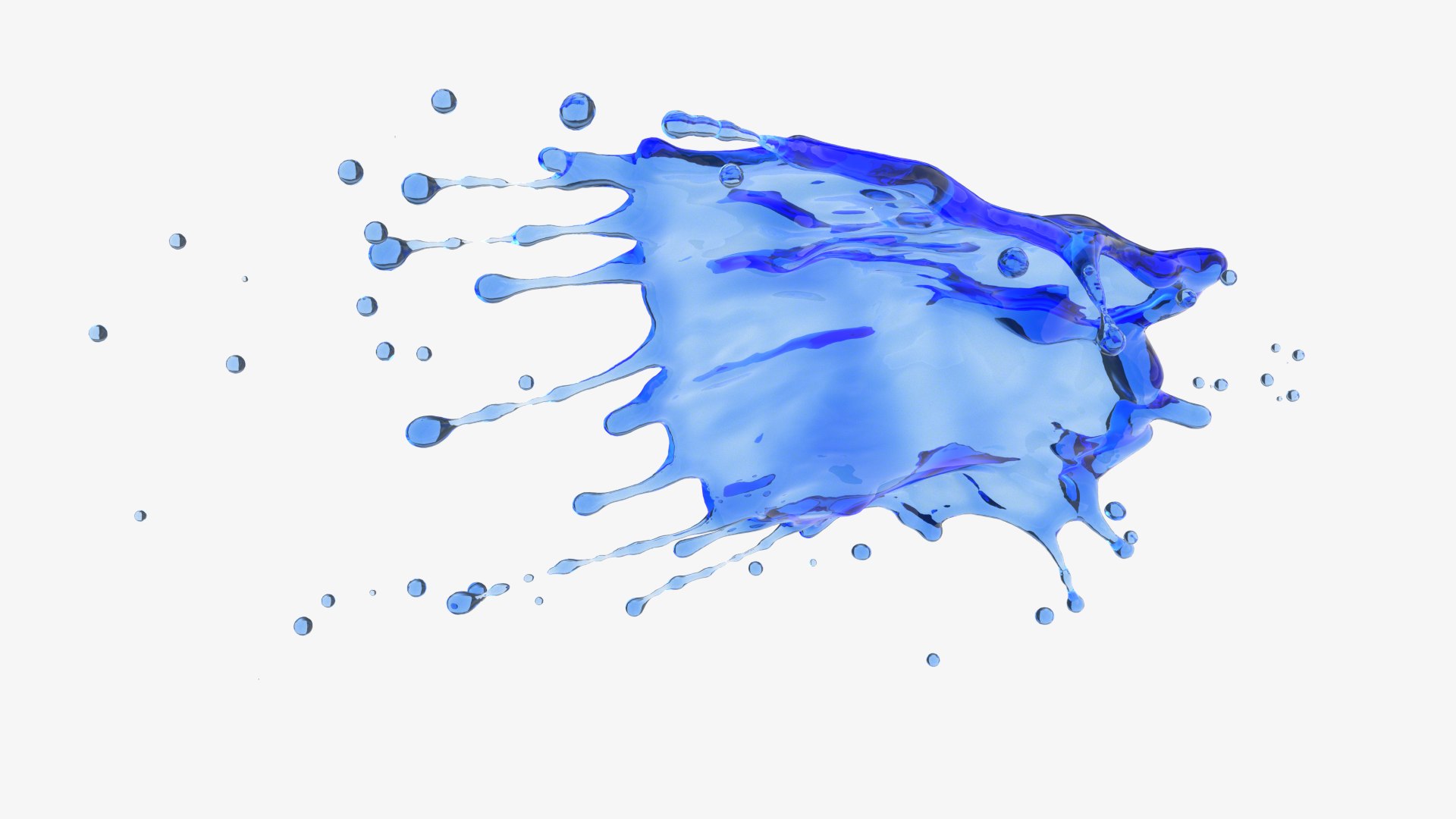 3D Liquid Splash Single 4 Model - TurboSquid 1753602