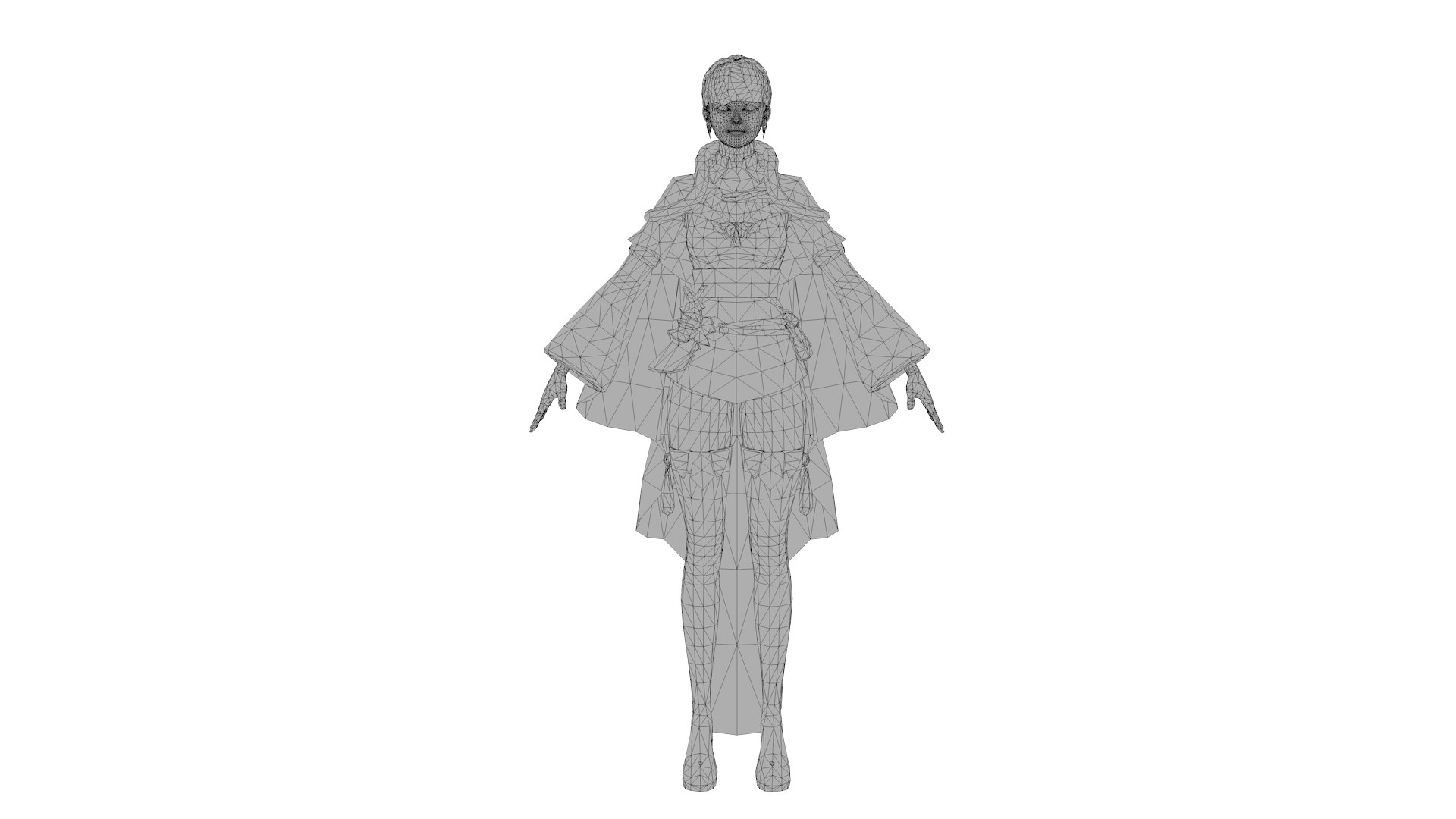 Stylized Fantasy Mage Girl 3D Model - TurboSquid 2398147