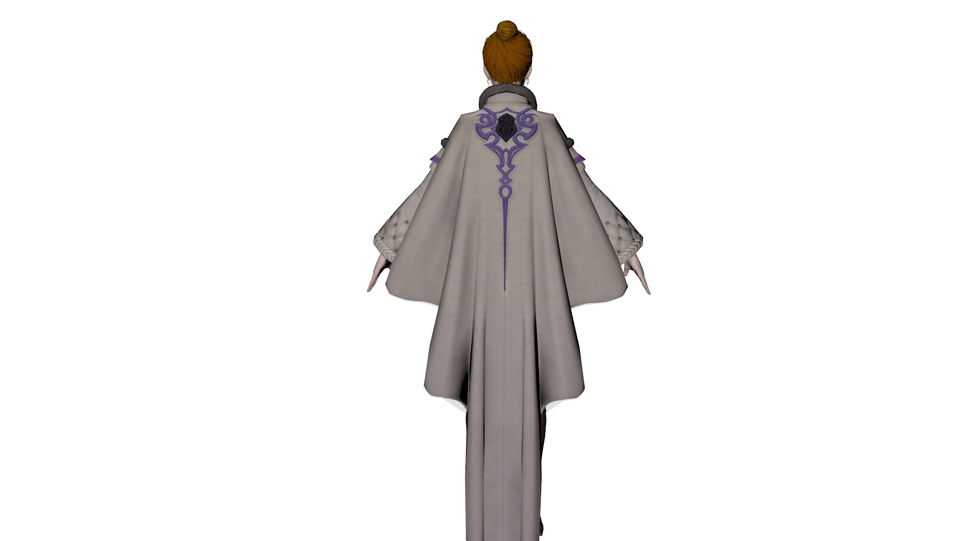 Stylized Fantasy Mage Girl 3D Model - TurboSquid 2398147