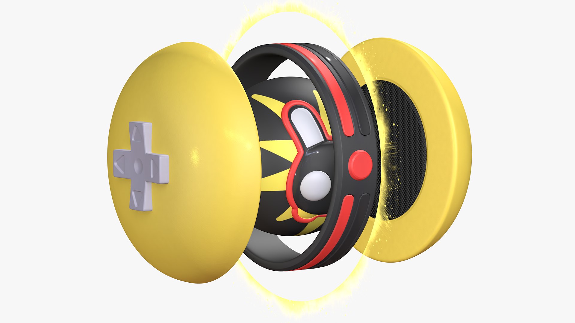 Bworbs Slam-Held Luigi Weapon Mario Rabbids Kingdom Battle 3D ...