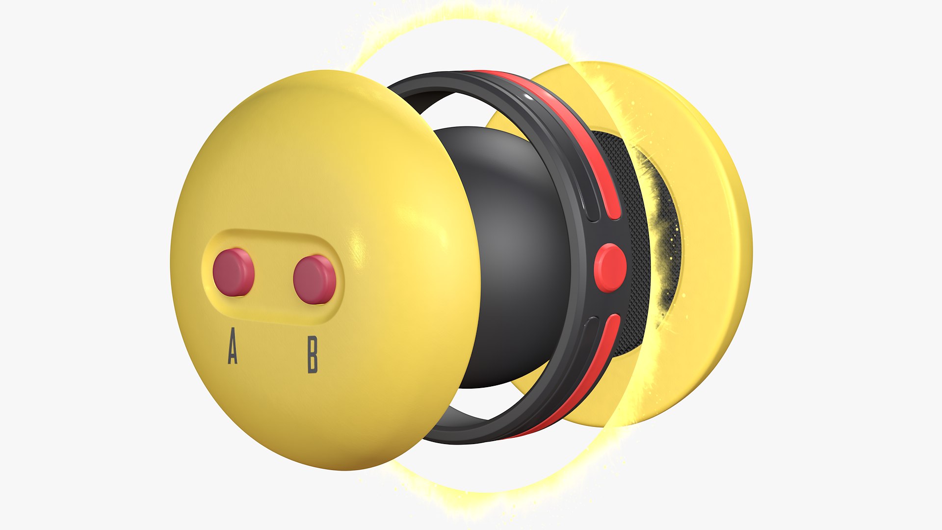 Bworbs Slam-Held Luigi Weapon Mario Rabbids Kingdom Battle 3D ...