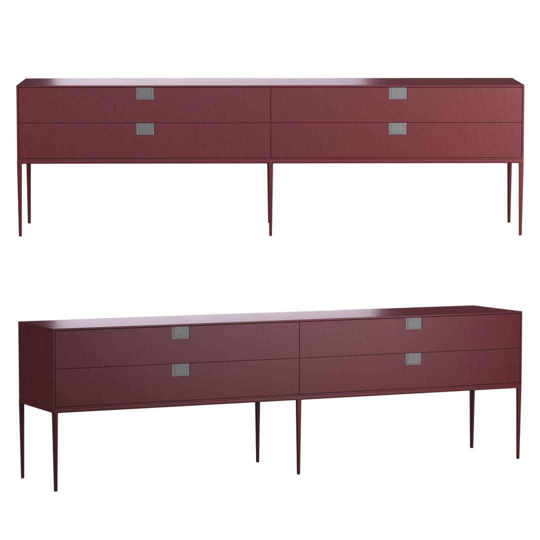 Maxalto Alcor Consoles 3D Model - TurboSquid 1726318