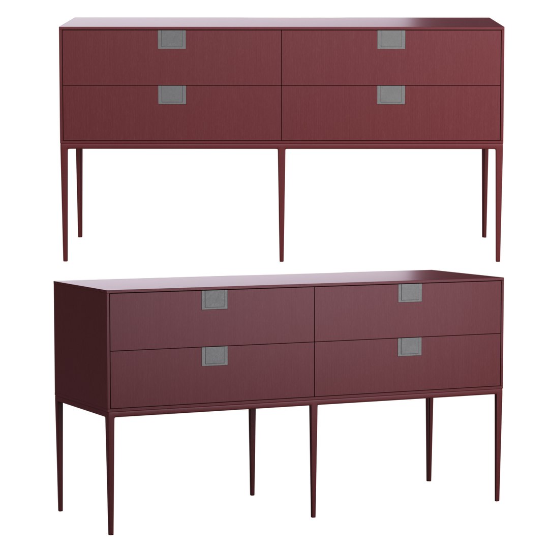 Maxalto Alcor Consoles 3D Model - TurboSquid 1726318