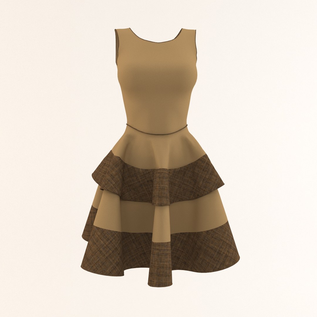 Woman Jolly Layered 3D Model - TurboSquid 1451978