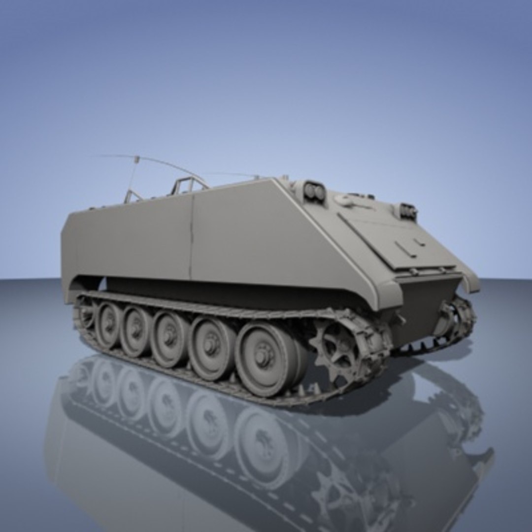 3d Model Army Apc M113