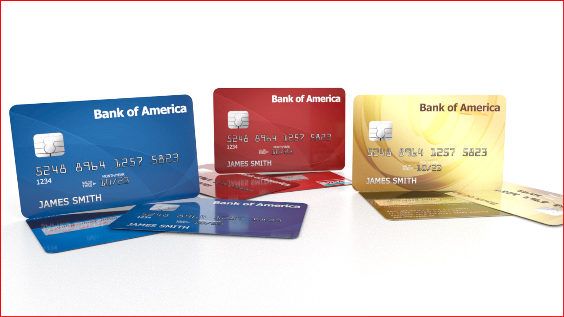 Credit Card 3D Model - TurboSquid 1288577