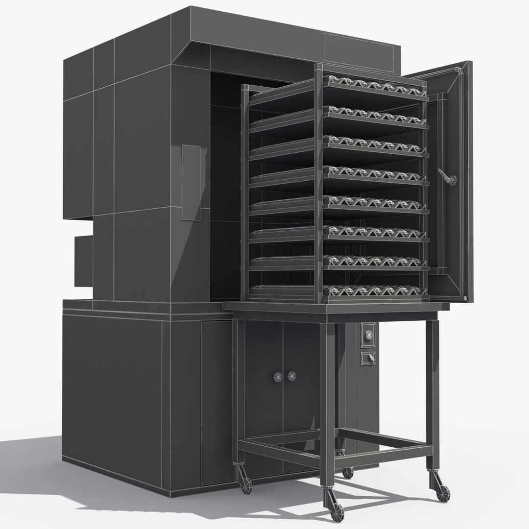 3d Model Rack Oven