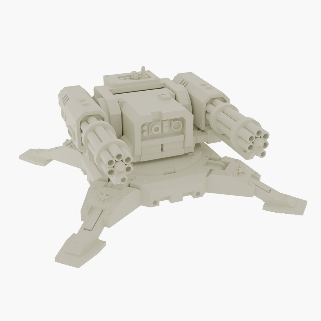3D model Space light turret - TurboSquid 2024302