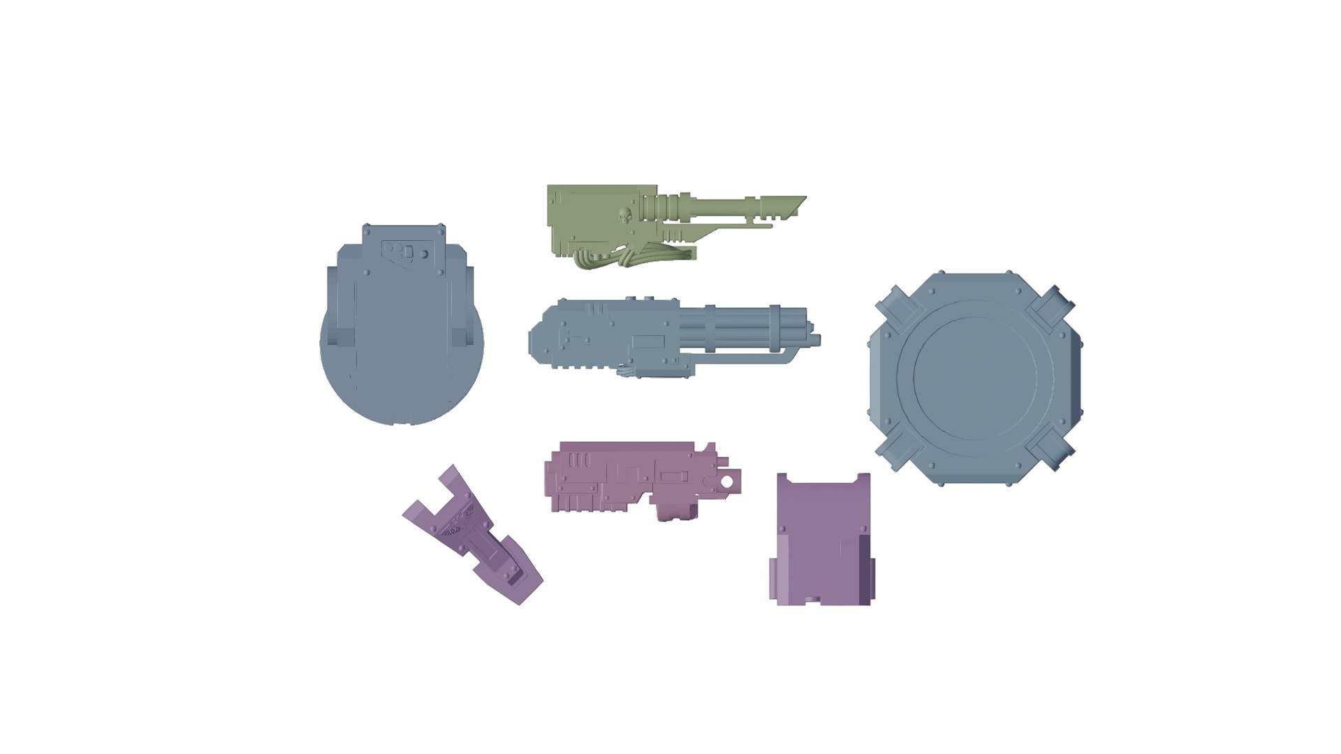 3D Model Space Light Turret - TurboSquid 2024302