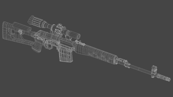 3D Dragunov SVD model - TurboSquid 1966531