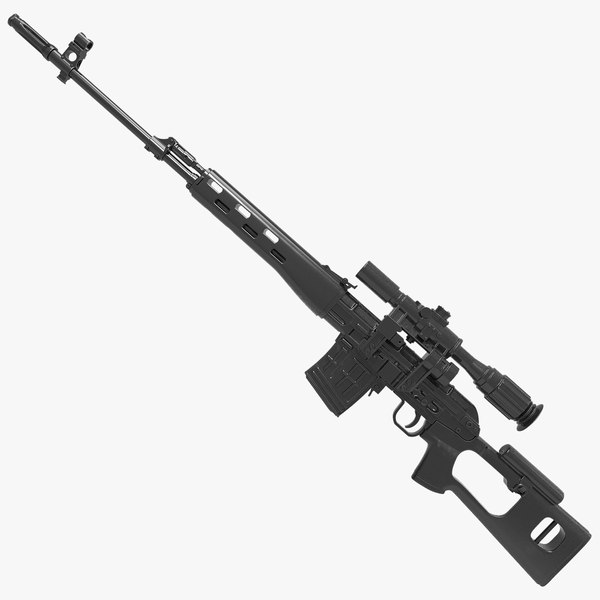 3D Dragunov SVD model - TurboSquid 1966531