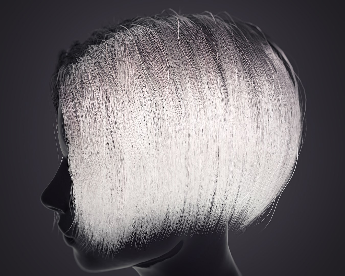 3D Model RealTime Kare Hairstyle 1 Color 3 - TurboSquid 1923909