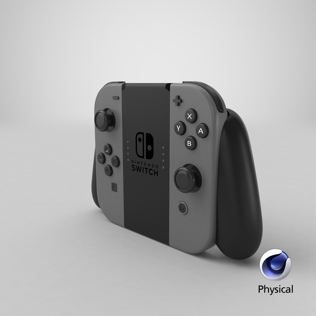 3D Detailed Nintendo Switch Black Controller - TurboSquid 2080970
