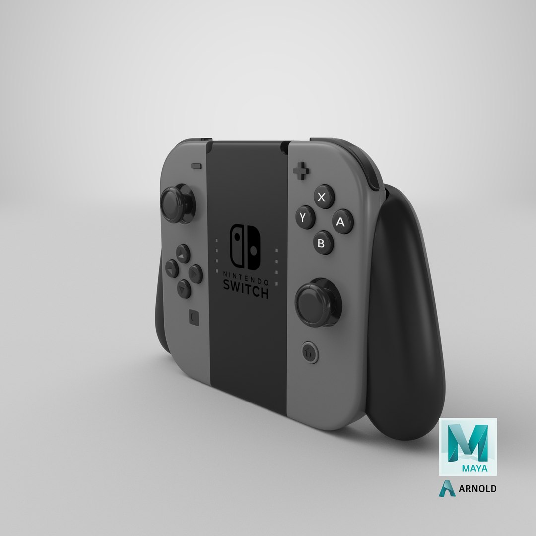 3D Detailed Nintendo Switch Black Controller - TurboSquid 2080970