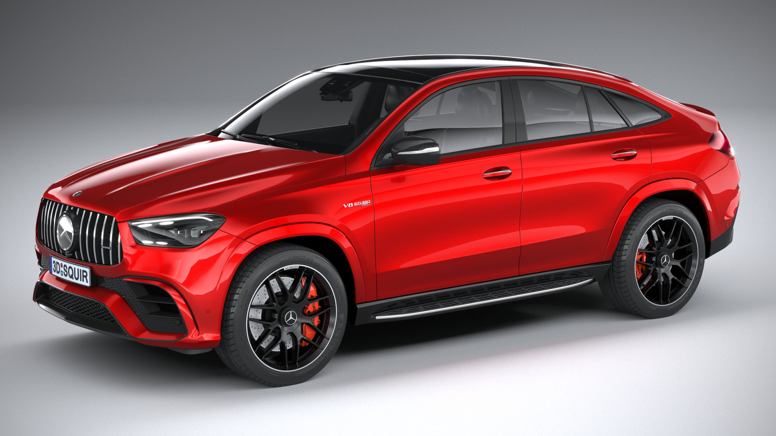 modelo 3d Mercedes-Benz GLE 63 AMG Coupe 2024 - TurboSquid 2038695