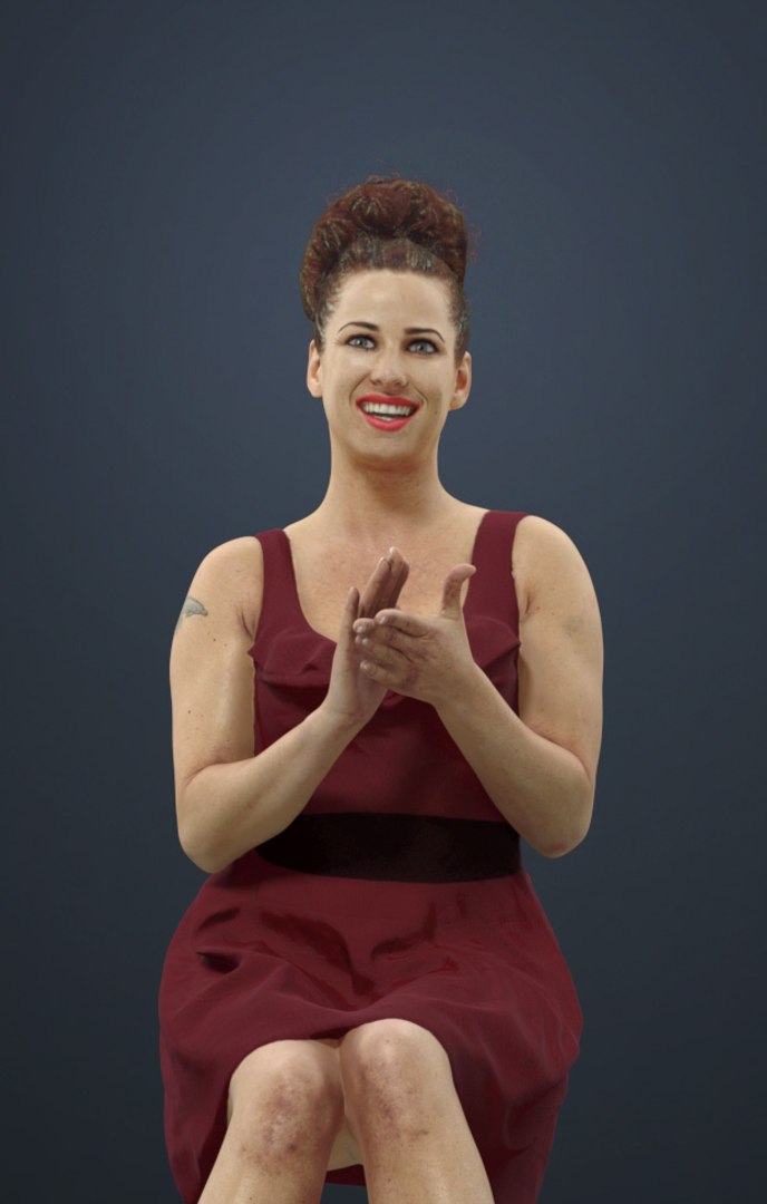 3D Model Yvette Female Caucasian - TurboSquid 1350815