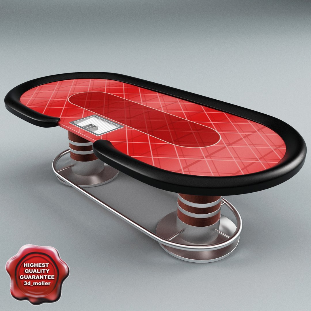 3d Model Poker Tables