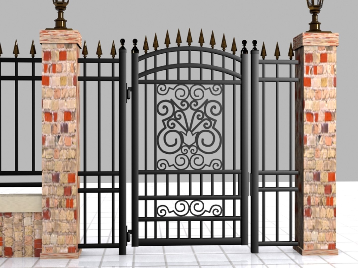 max wrought iron gate