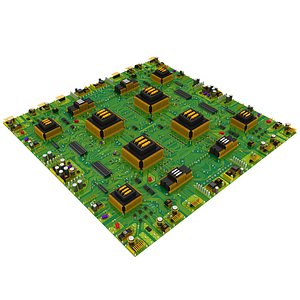 3D Big Circuit Board model - TurboSquid 1756143