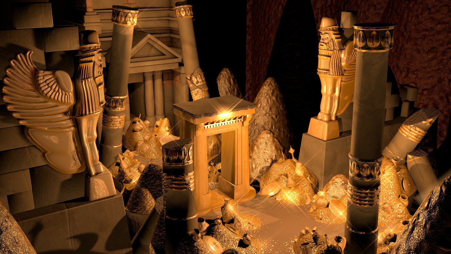 Treasure Room 3D Model - TurboSquid 2063623