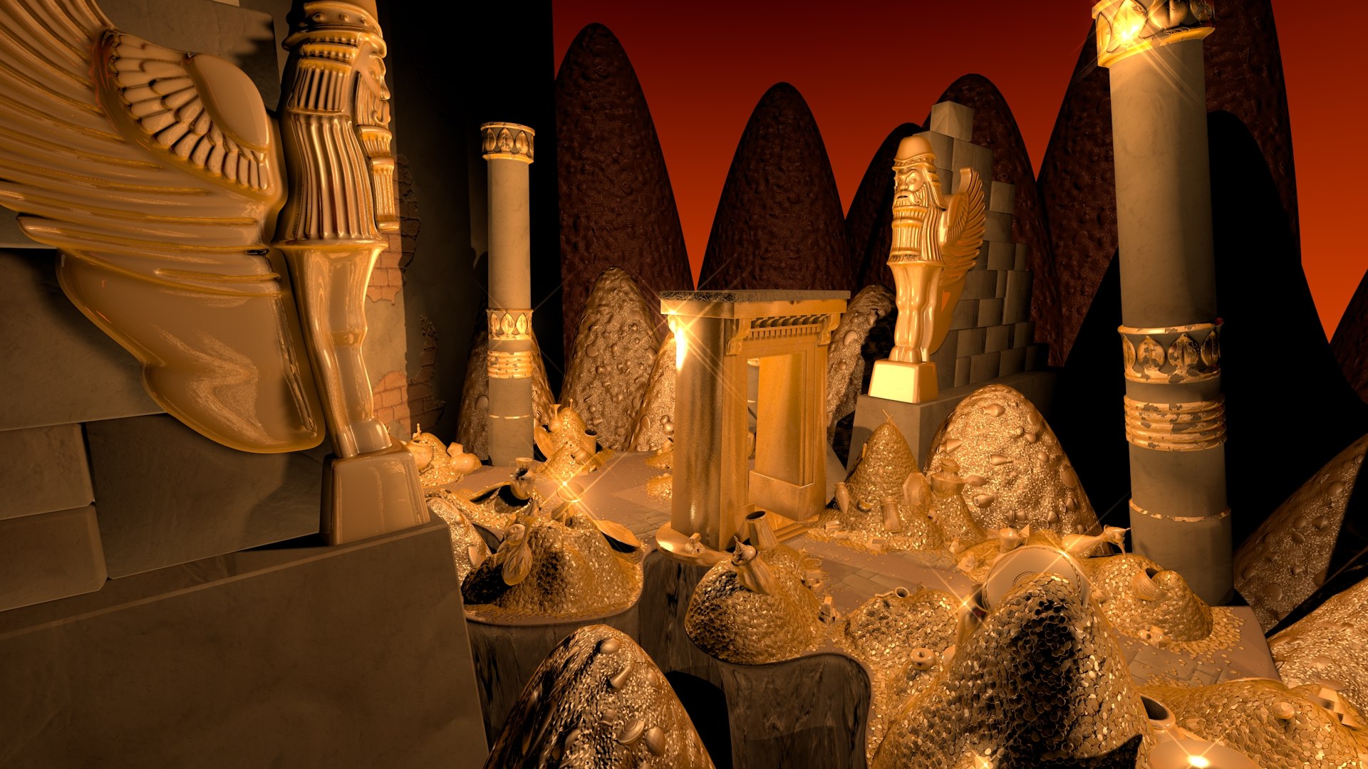Treasure Room 3D Model - TurboSquid 2063623