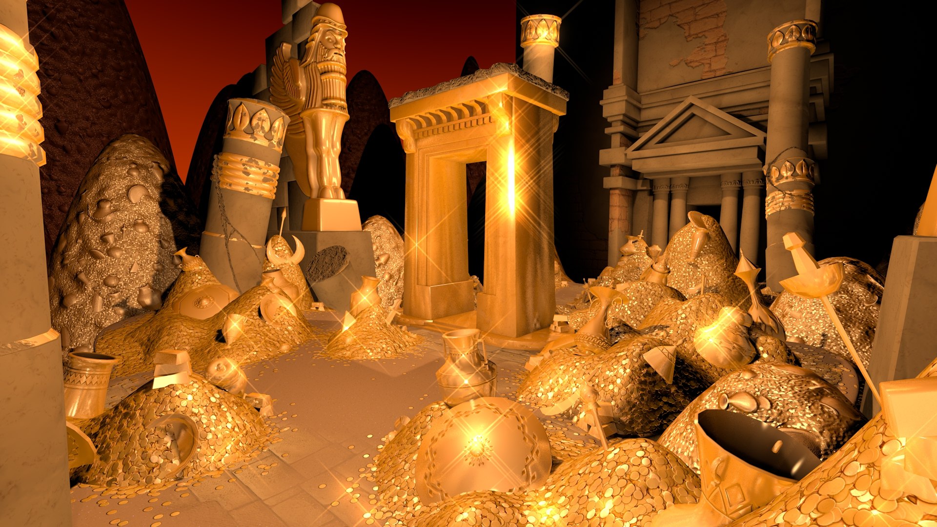 Treasure Room 3D Model - TurboSquid 2063623