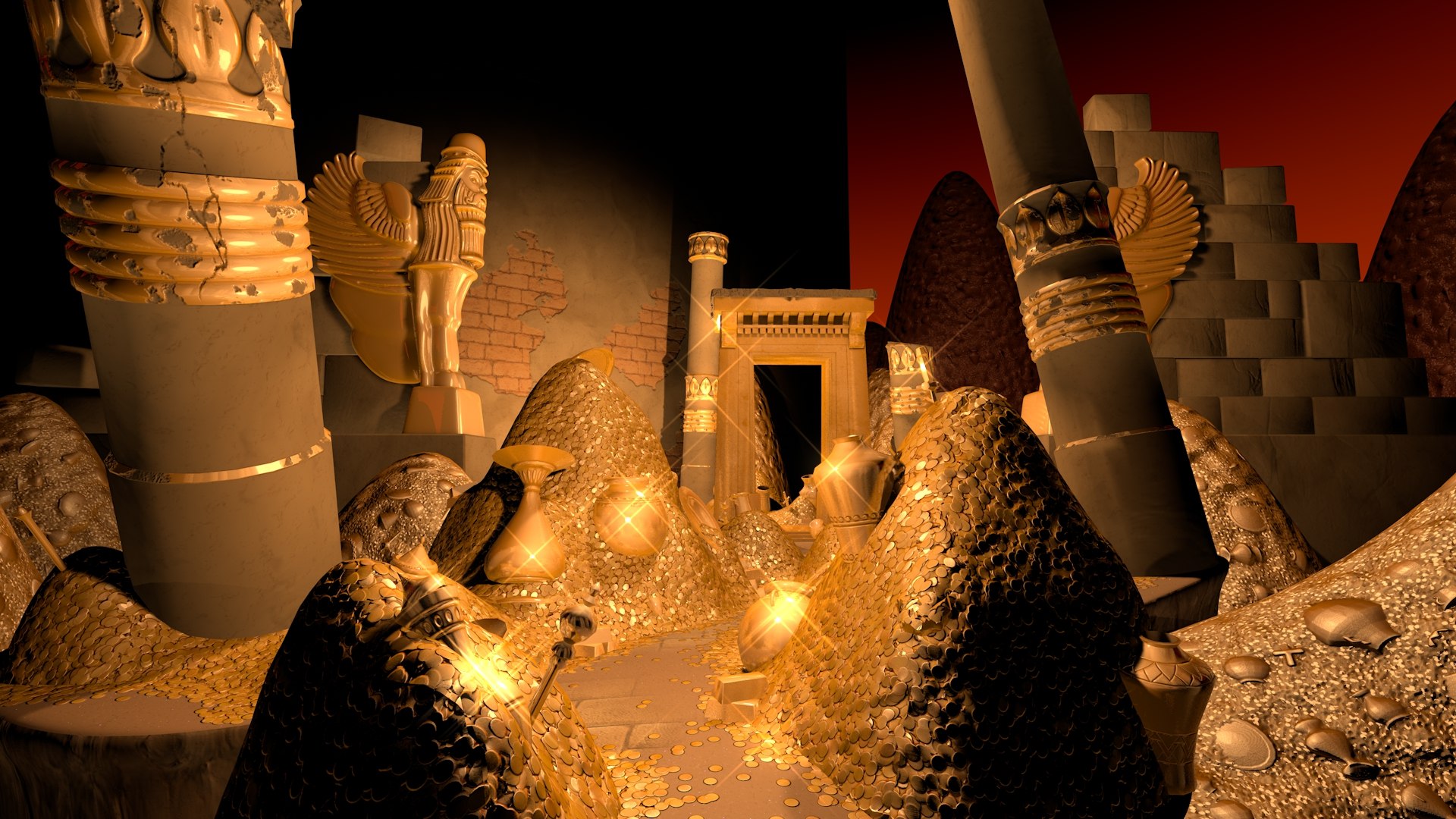 Treasure Room 3D Model - TurboSquid 2063623