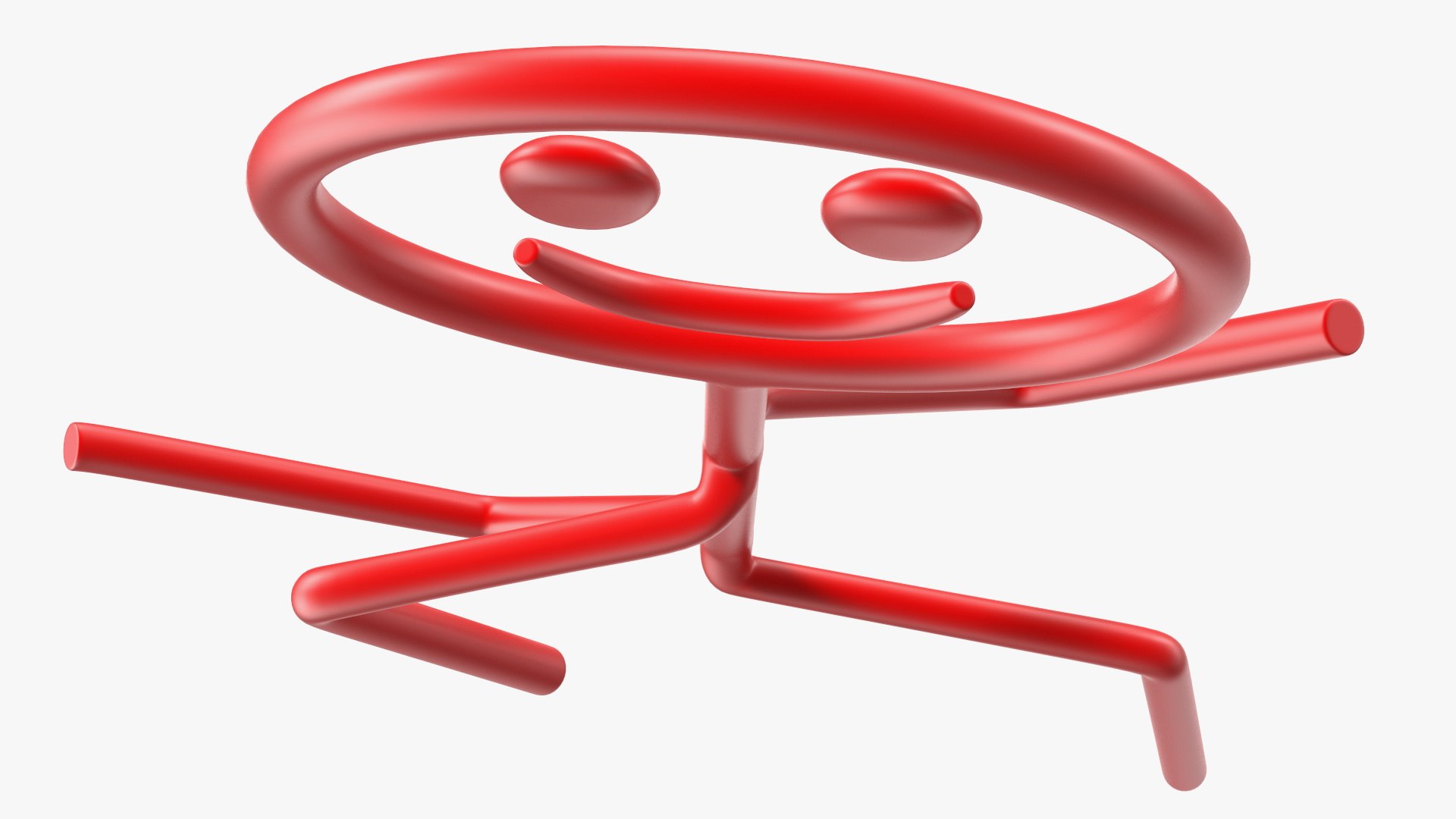 Running Stickman Red 3D Model - TurboSquid 2078111