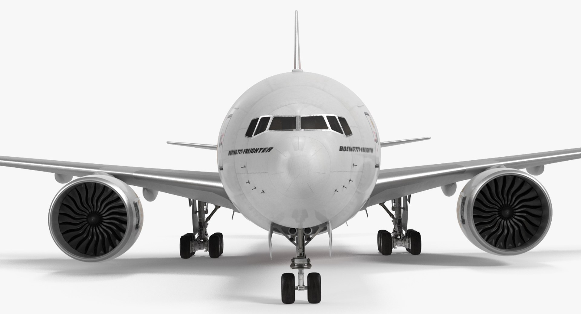 3d model boeing 777 freighter emirates