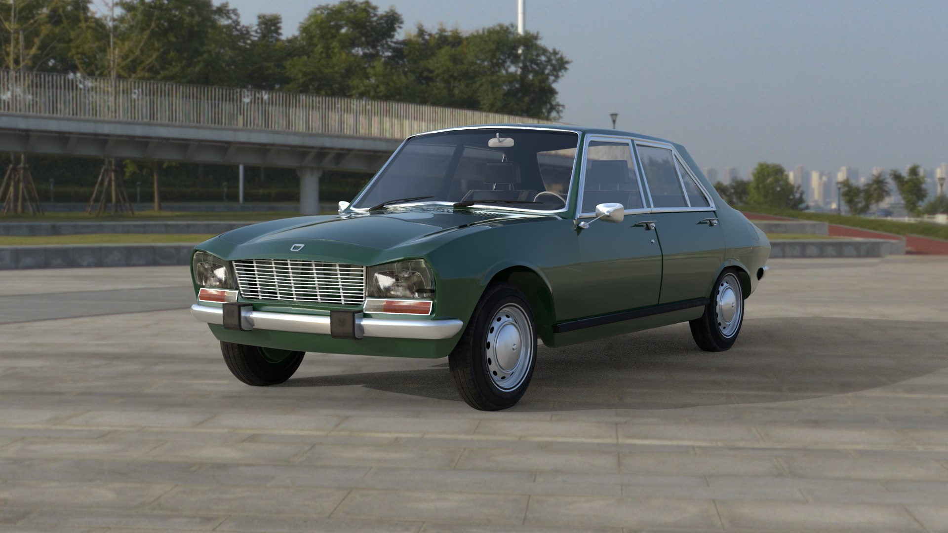3D P504 Sedan old car - TurboSquid 2021283