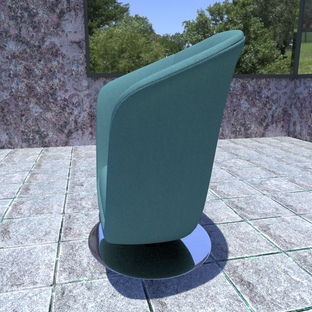 Fabric Chair 3D Model - TurboSquid 1440496