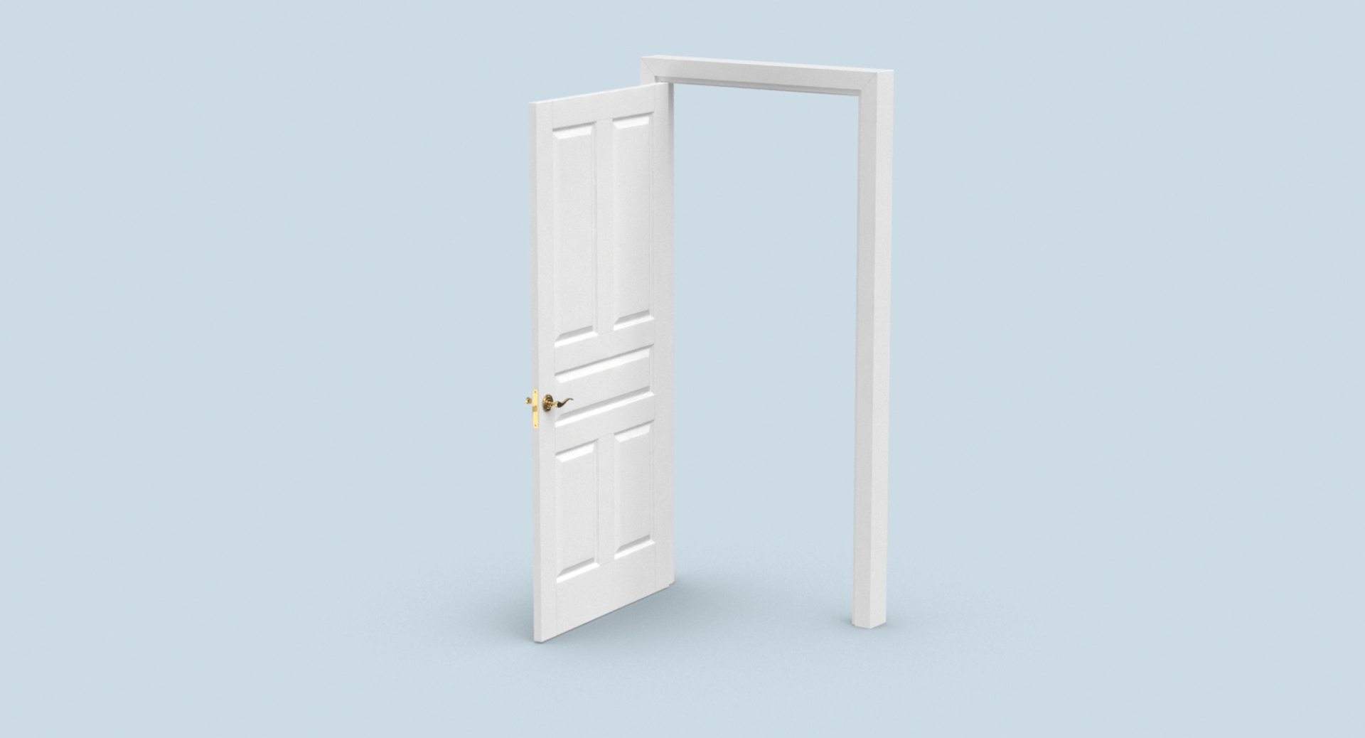 Interior-doors---door-4-wide-open 3D Model - TurboSquid 1230718