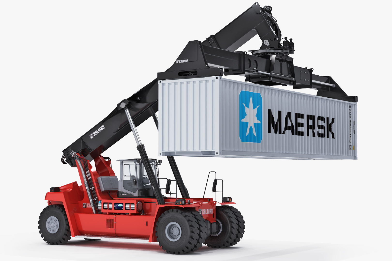 3dsmax reachstacker kalmar