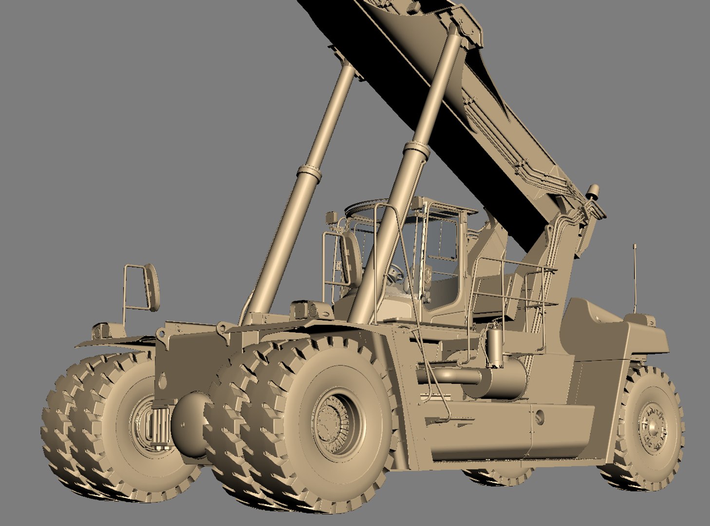 3dsmax reachstacker kalmar