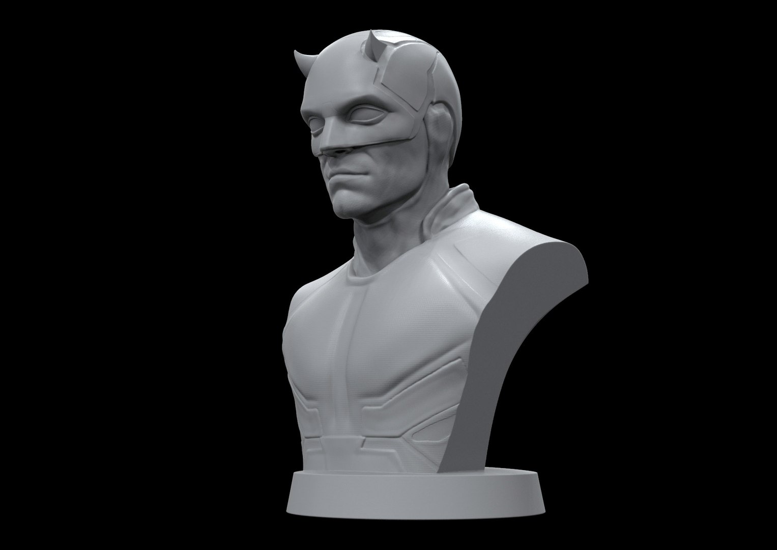 3D Fake Daredevil Bullseye Bust Model - TurboSquid 1427719