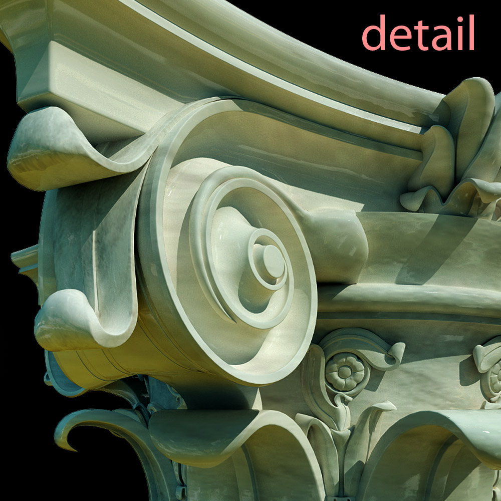 capital composite order 3d model