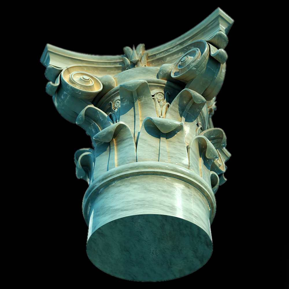 capital composite order 3d model