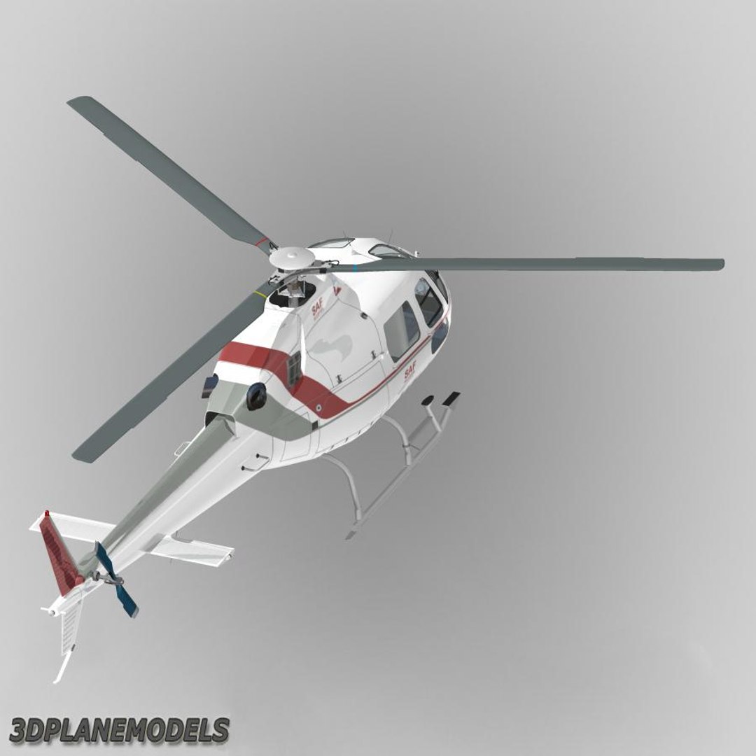3d lwo eurocopter saf helicopters 355