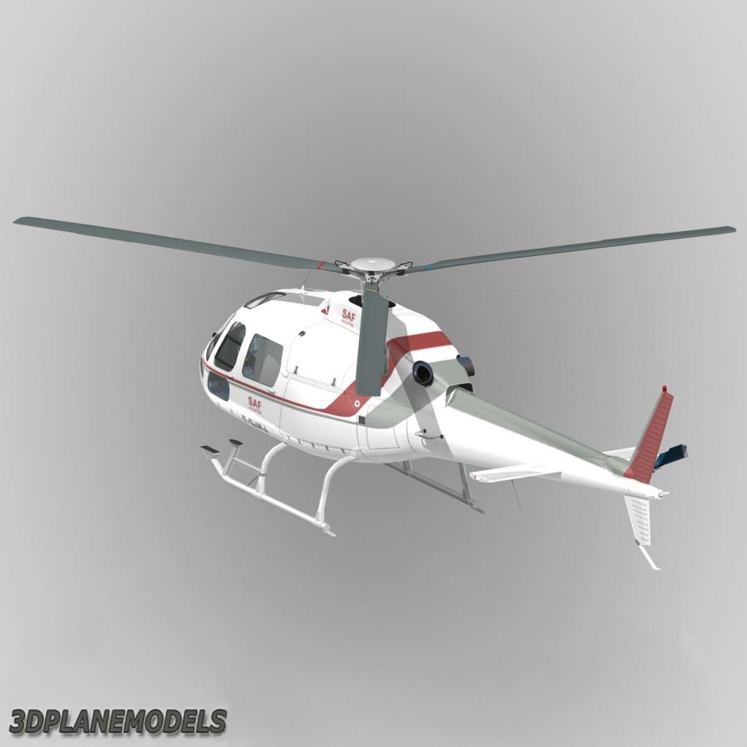 3d lwo eurocopter saf helicopters 355