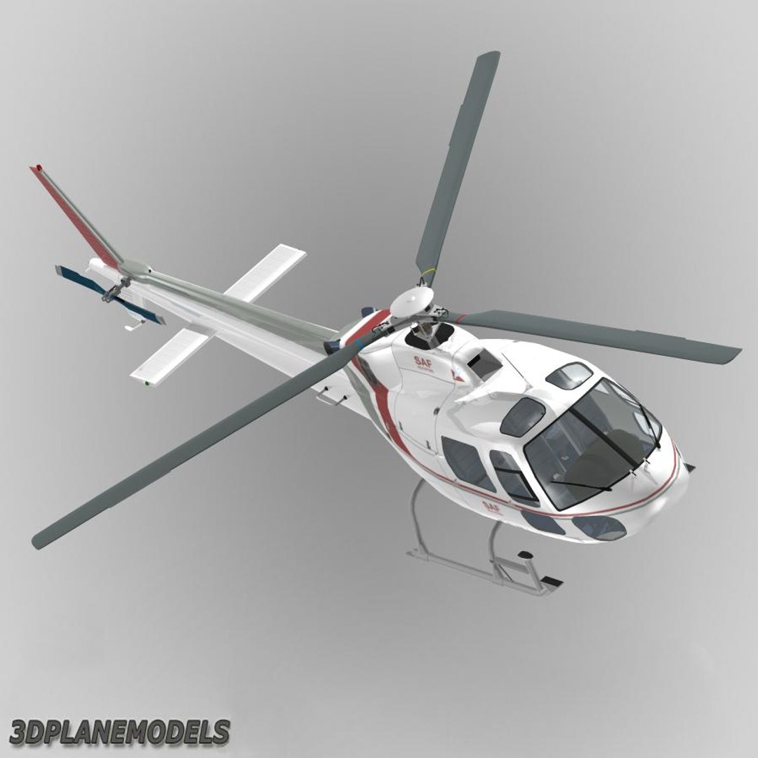 3d lwo eurocopter saf helicopters 355