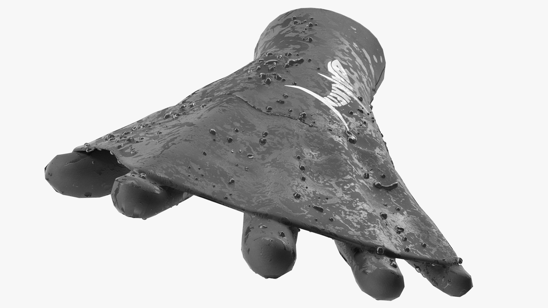 Darkfin Webbed Power Swimming Gloves Wet Rigged For Modo 3D ...