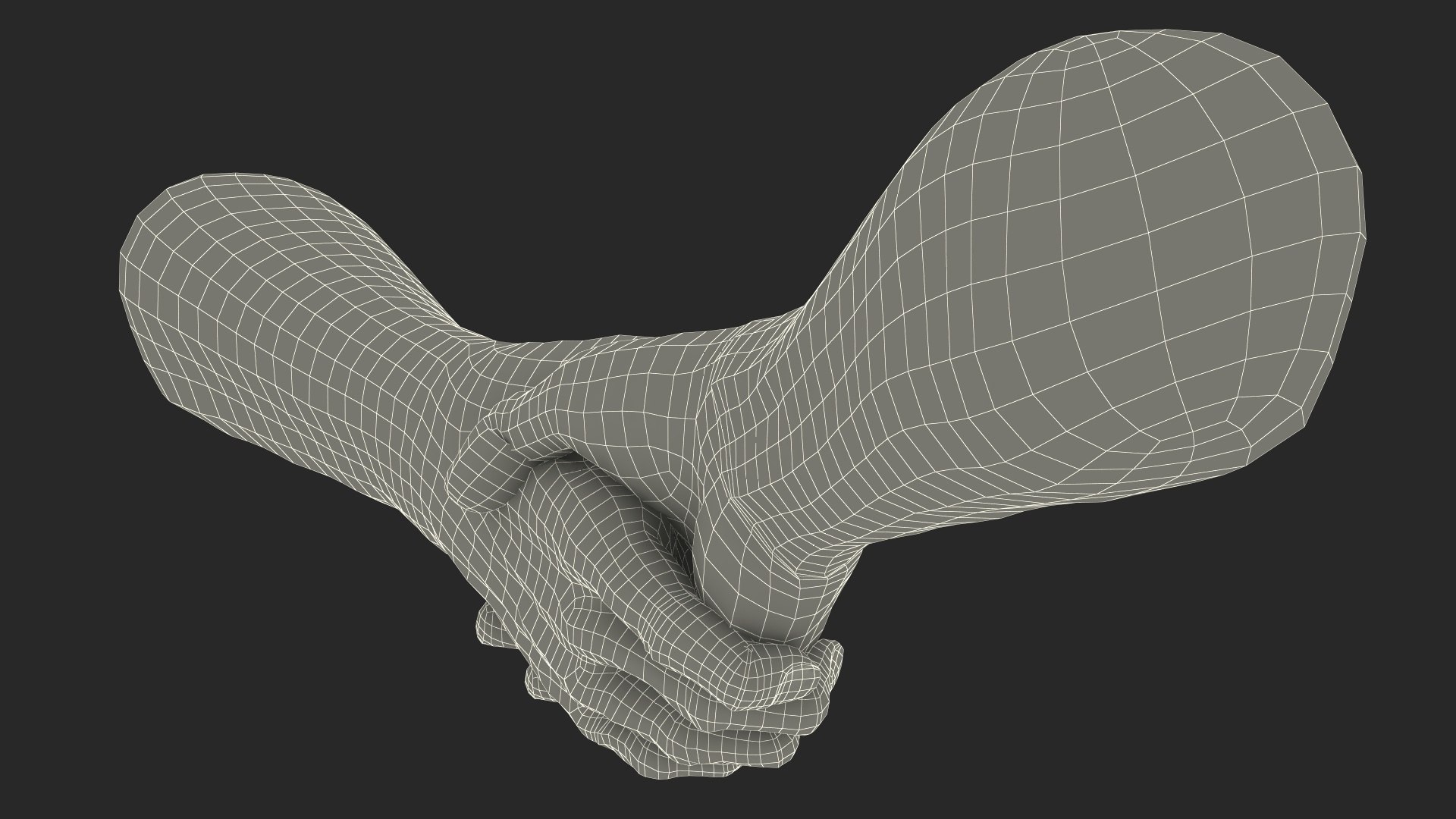 Handshake Old Man Hands Rigged 3D Model - TurboSquid 2111323