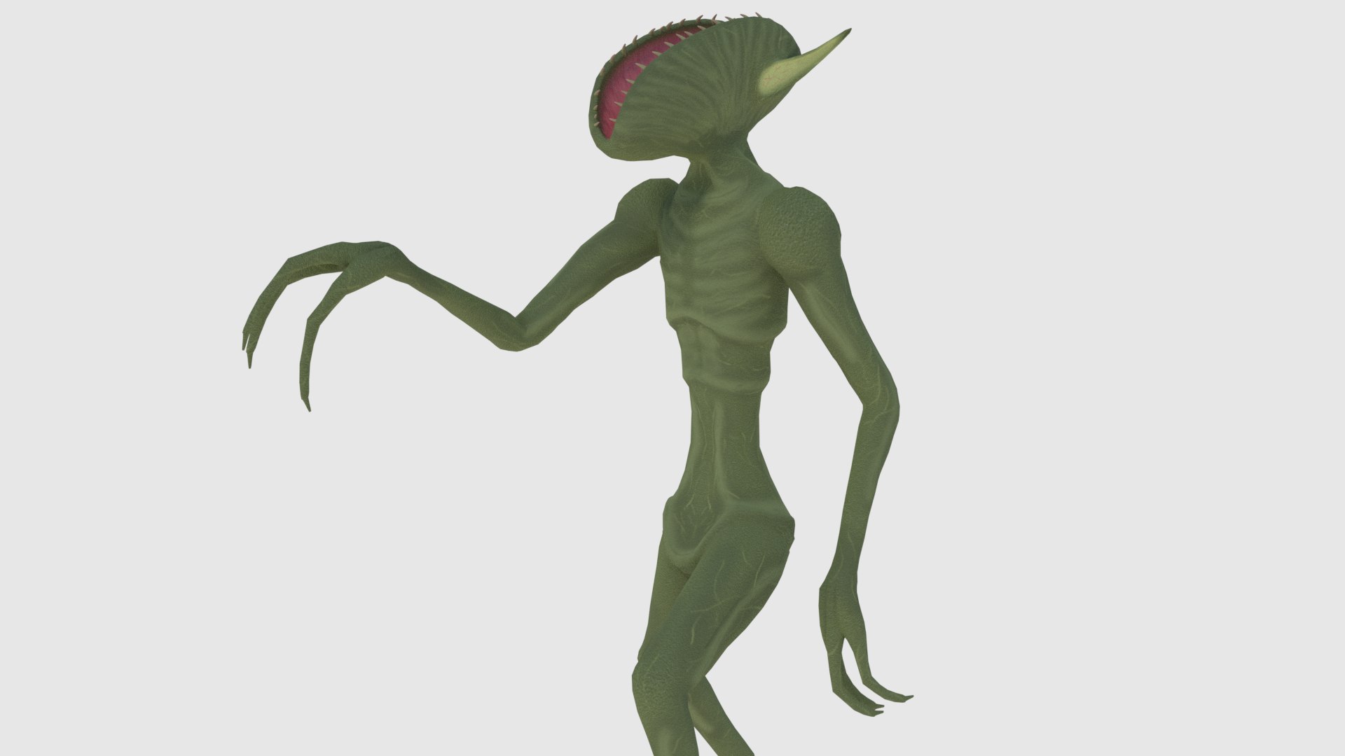 3d ready plant monster - model
